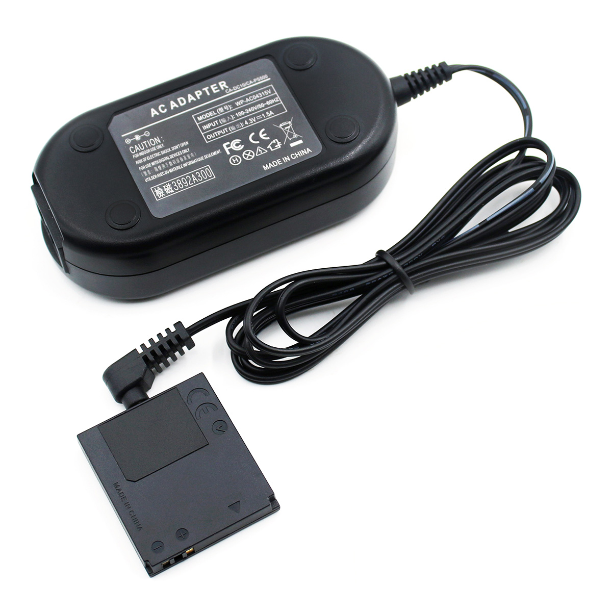 AC Power Adapter for Canon PowerShot Digital ELPH SD780 IS SD940 IS
